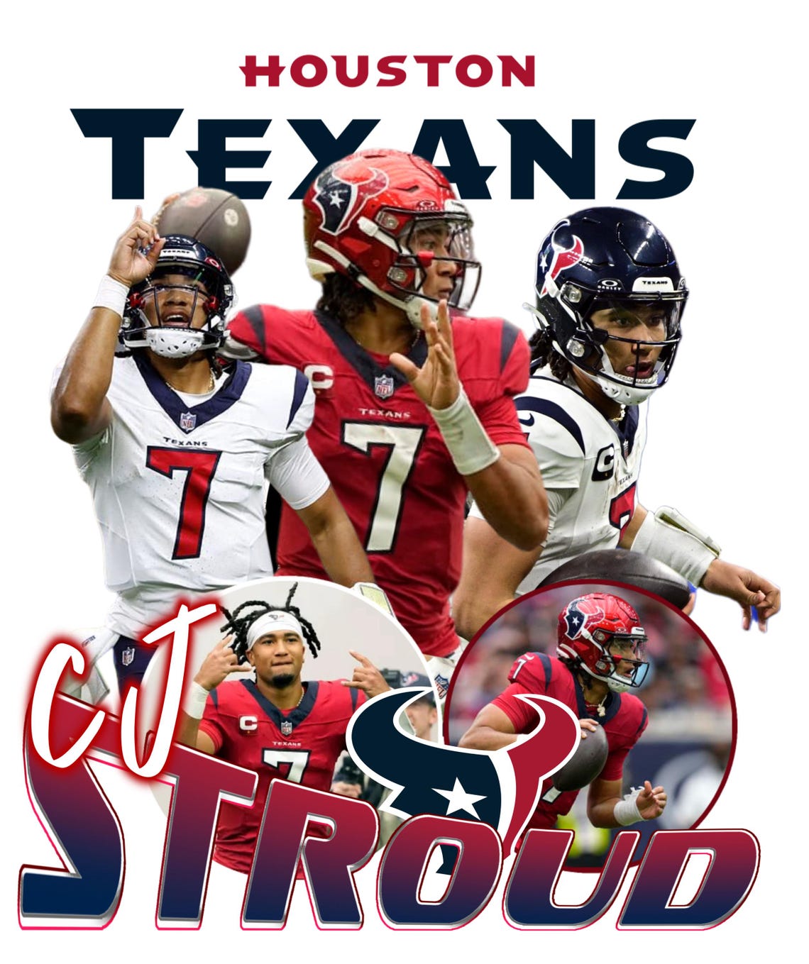 CJ Stroud Transparent PNG for SUBLIMATION and Dtf - Etsy