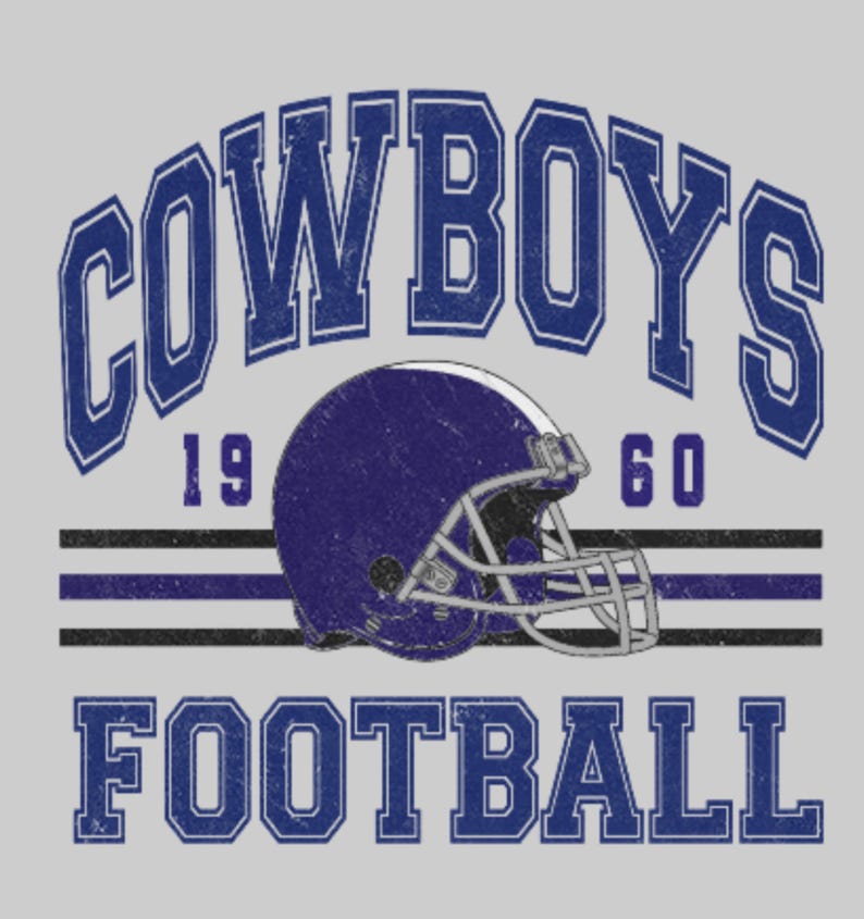 Cowboys Vintage PNG for Sublimation & DTF (high Quality) - Etsy