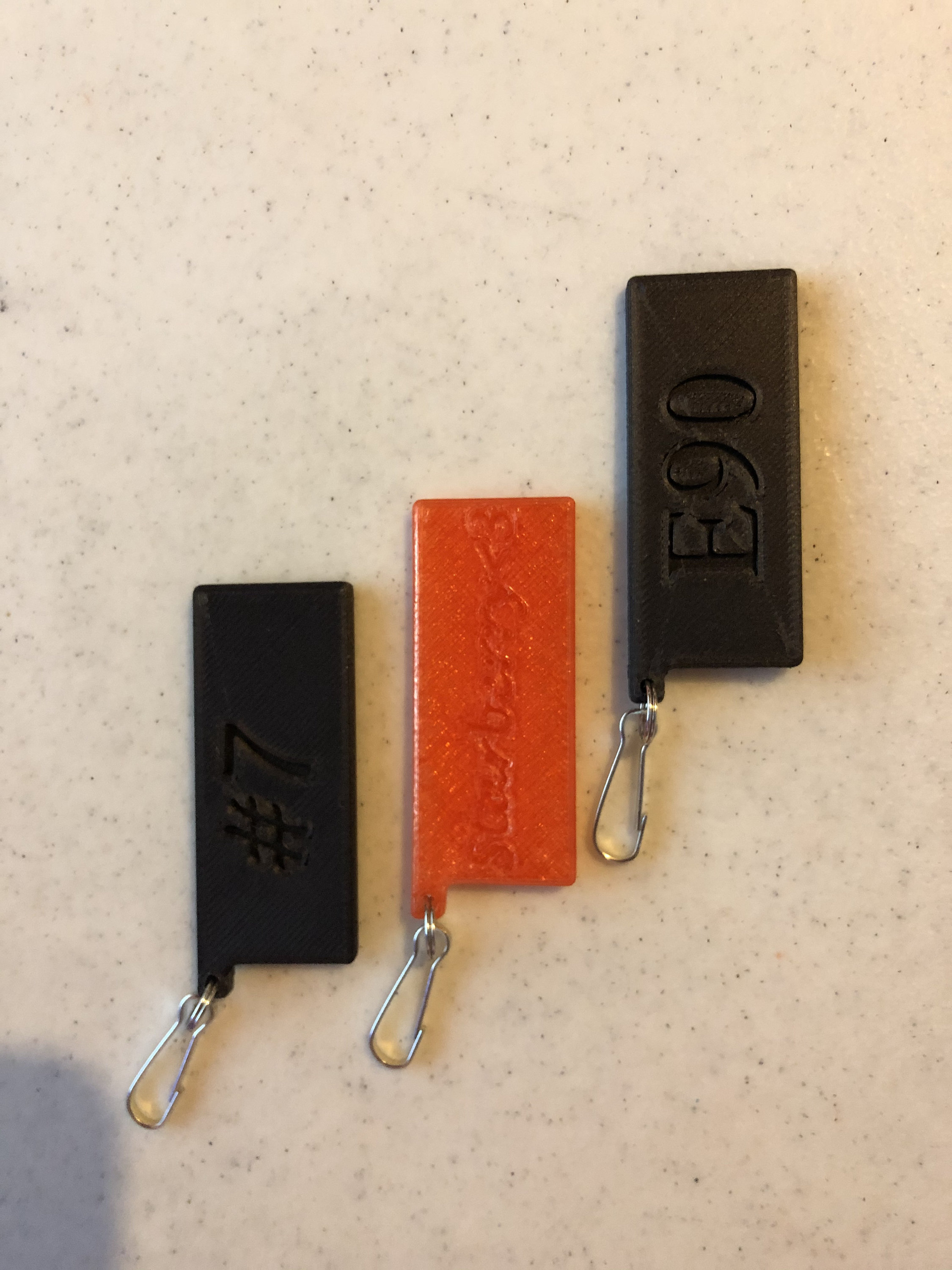 3D Printed Personalized Keychain pla/carbon Fiber PLA - Etsy