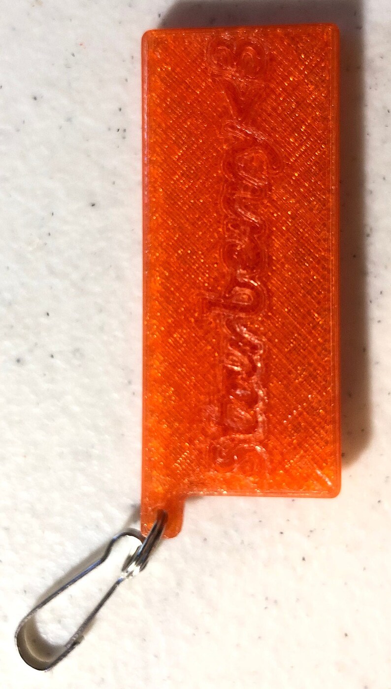 3D Printed Personalized Keychain pla/carbon Fiber PLA - Etsy