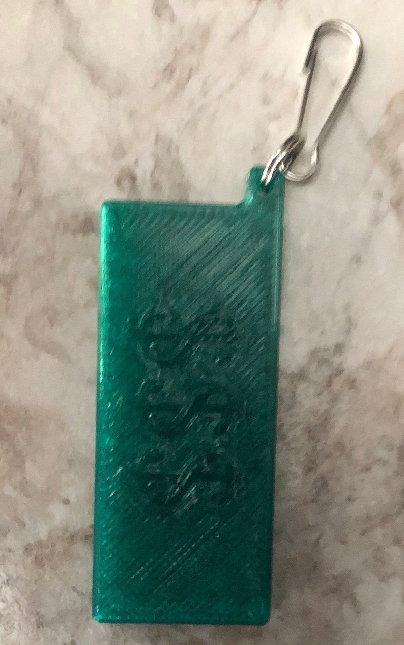 3D Printed Personalized Keychain pla/carbon Fiber PLA - Etsy