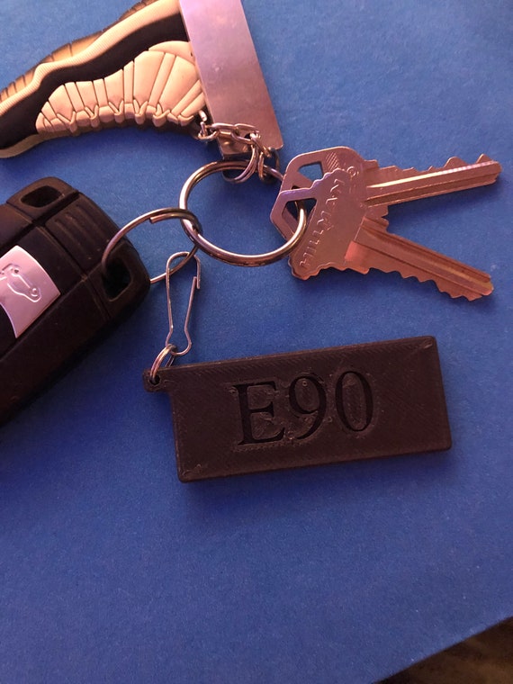 3D Printed Personalized Keychain pla/carbon Fiber PLA | Etsy