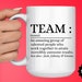 Team Definition, Best Team Ever, Personalized Mug, Employee ...