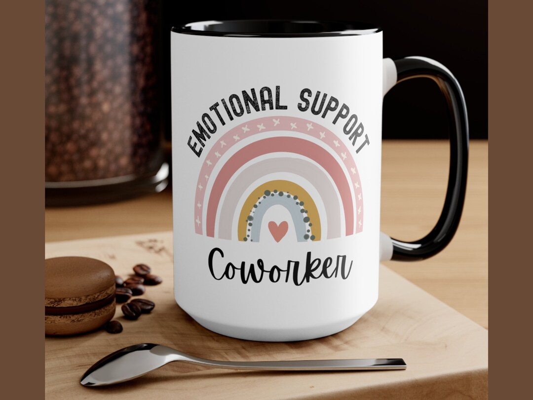 Emotional Support Coworker Mug. Coworker Gift. Coworker Friend Gift ...