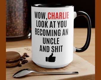 Personalized New Uncle Gift, Uncle to Be, Funny Uncle, Pregnancy ...