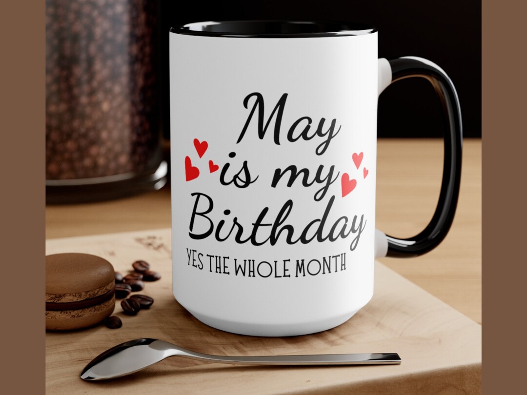 May Mugs,may Birthday Month Mugs Birthday Gifts Birthday Month Gifts ...
