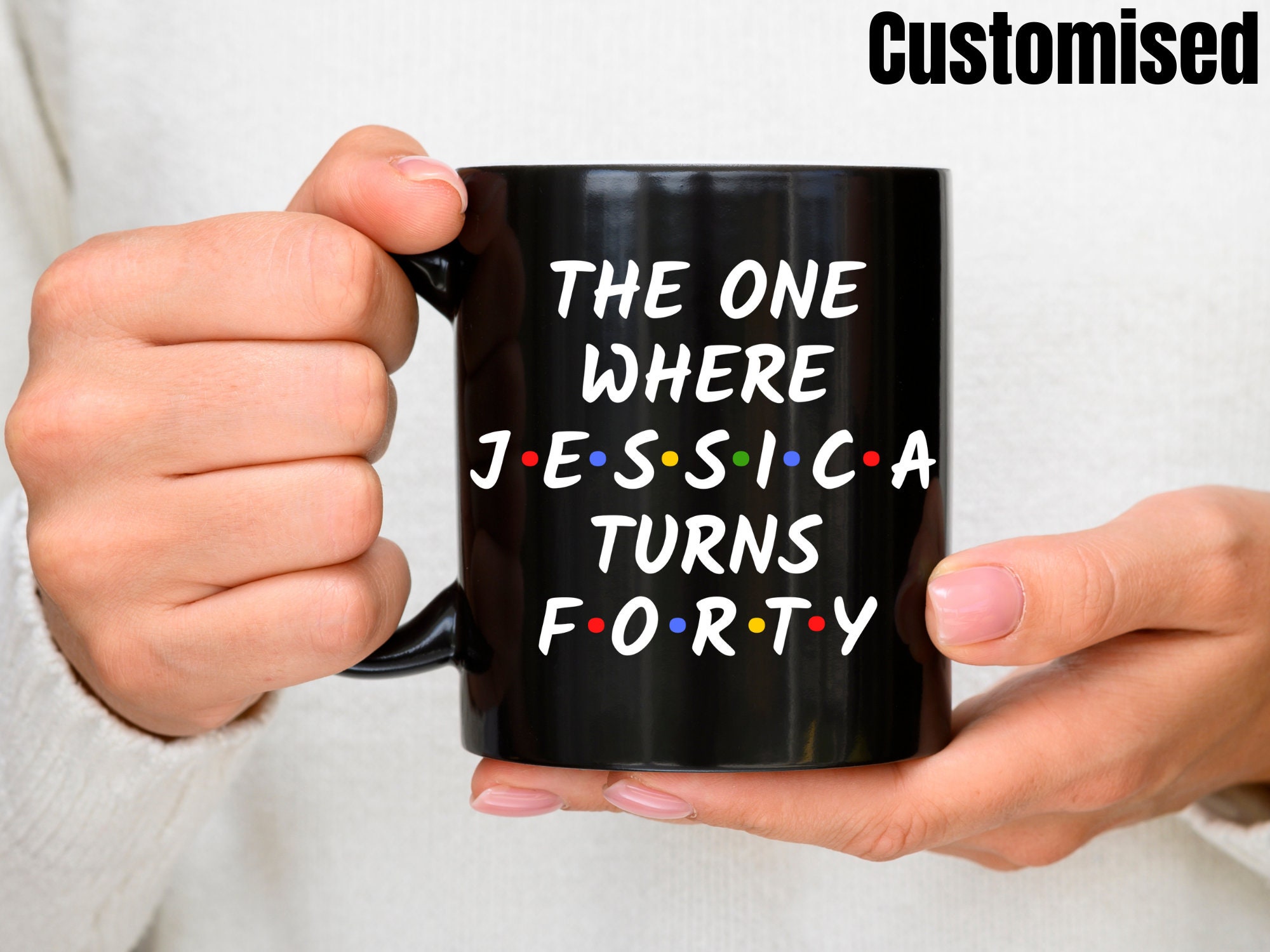 The One Where Turns 40 Friends Birthday mug Gift For Friends | Etsy