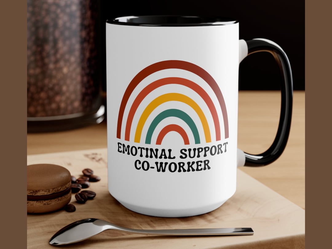 Emotional Support Coworker Mug. Coworker Gift. Coworker Friend Gift ...