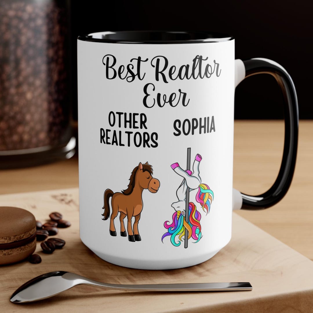 Best Realtor Ever Unicorn Mug, Real Estate Life Mug, Licensed to Sell ...