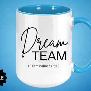 Dream Team Best Team Ever Coffee Mug ,coworker Gifts, Employee Gifts ...