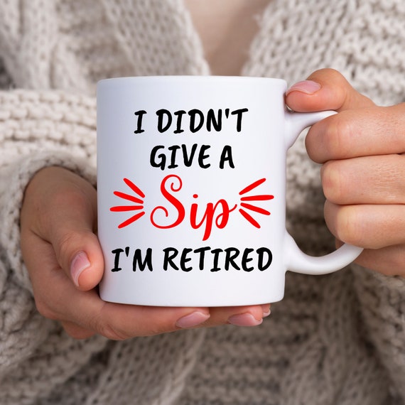 Funny Gift for Retirement Gifts for Women I don't give a | Etsy