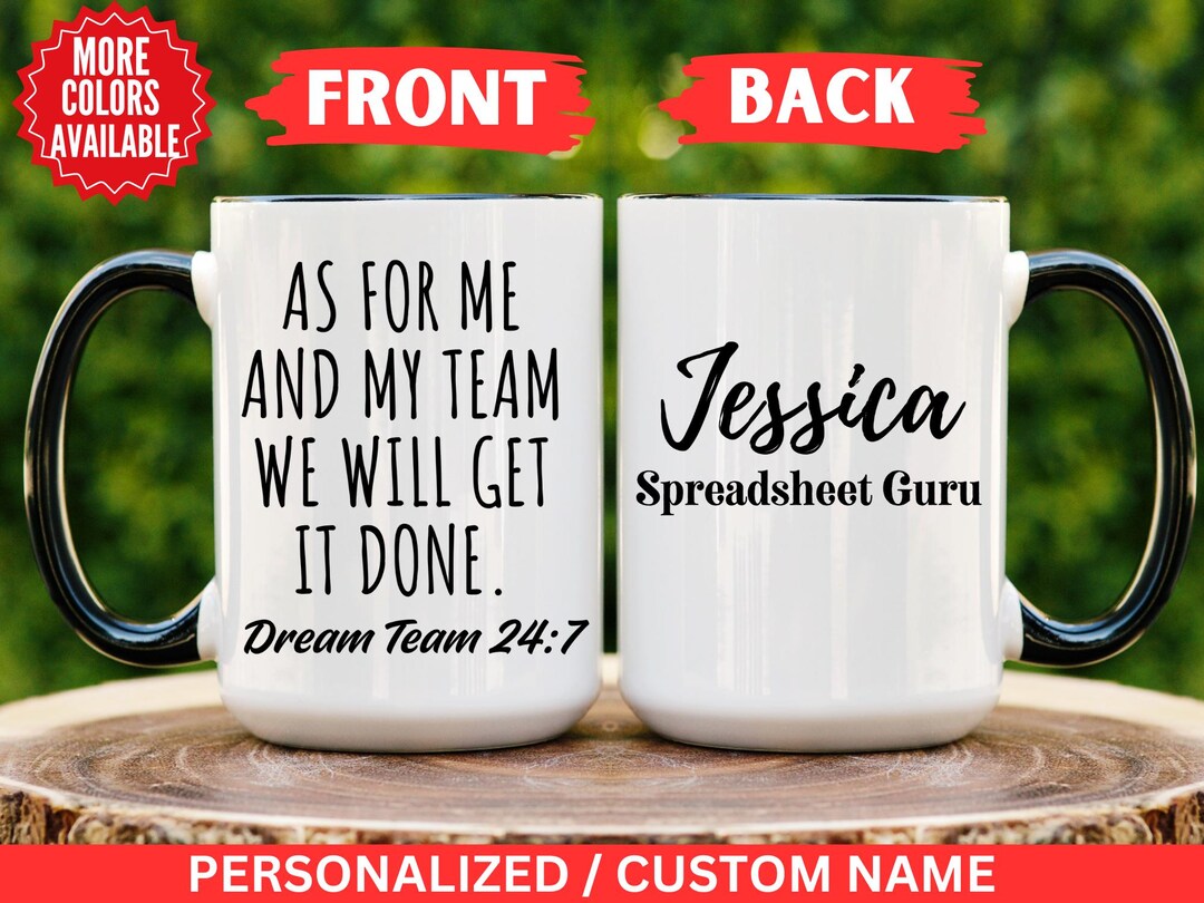 Best Team Ever Mug, Employee Appreciation Gifts, Personalized Coworker ...