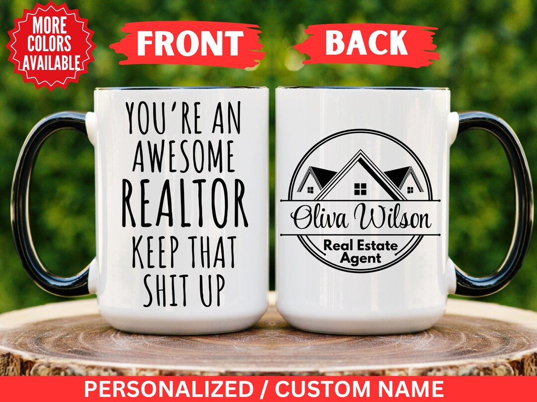 Best Relator Agent Ever Mug, Real Estate Agent Gift, Licensed to Sell ...