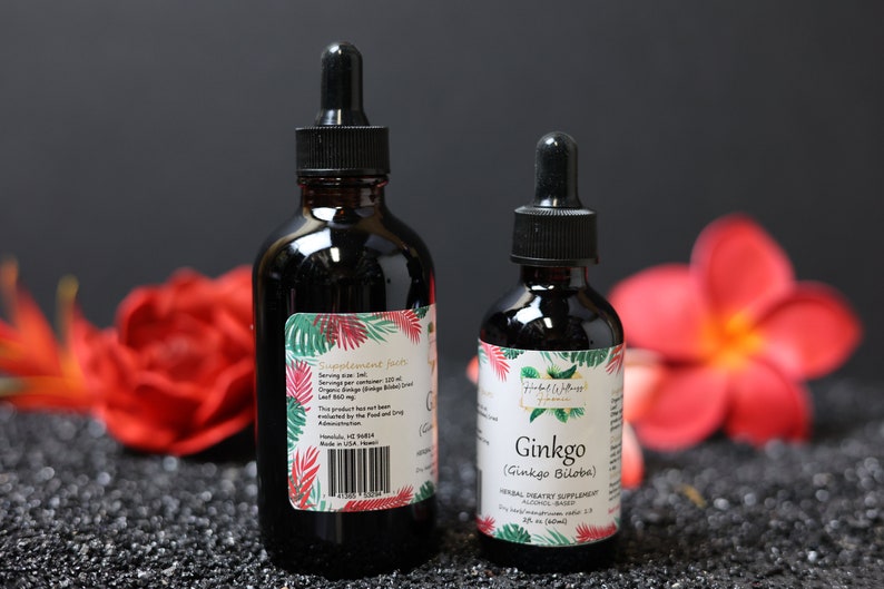 Ginkgo (ginkgo Biloba) Dried Seed Alcohol-based Tincture - Etsy