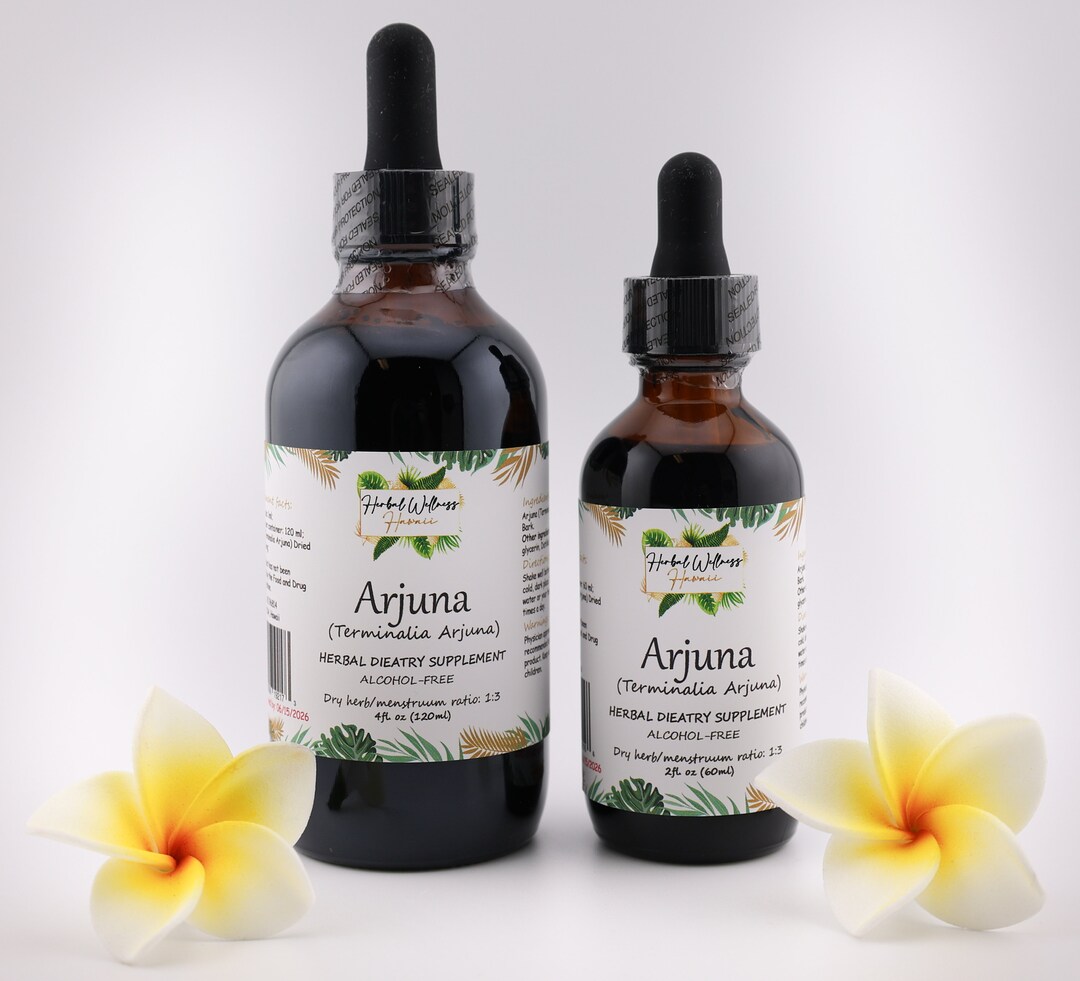 Arjuna (terminalia Arjuna) Dried Bark Alcohol-free Liquid Extract - Etsy