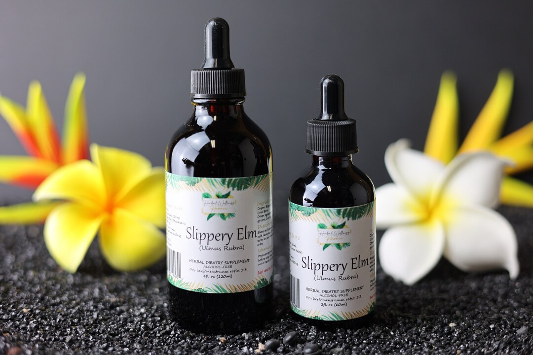 Slippery Elm ulmus Rubra Dried Bark Alcohol-free Liquid Extract - Etsy
