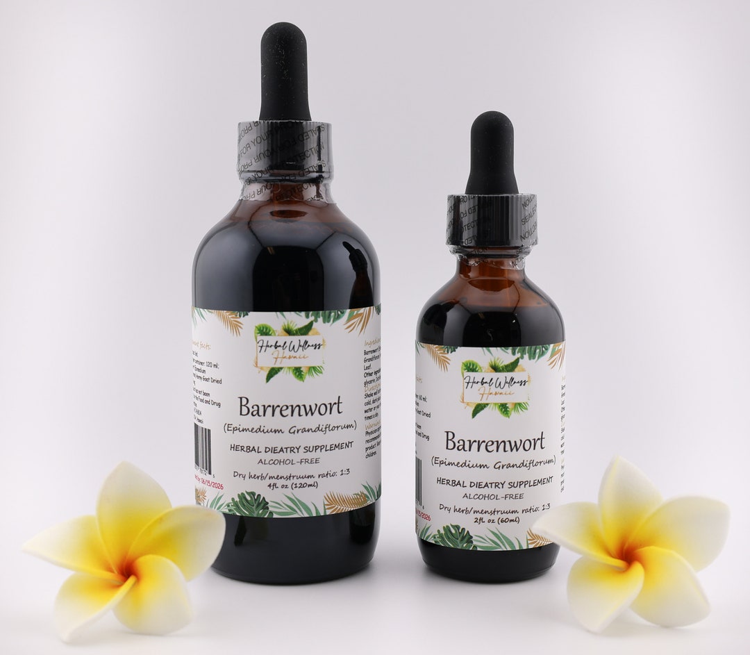 Barrenwort (epimedium Grandiflorum) Horny Goat Dried Leaf Alcohol-free ...