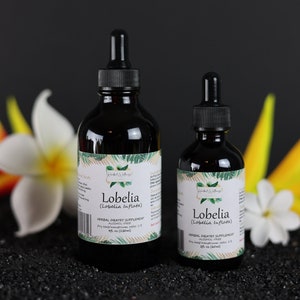 Lobelia (lobelia Inflata) Alcohol-free Liquid Extract - Etsy
