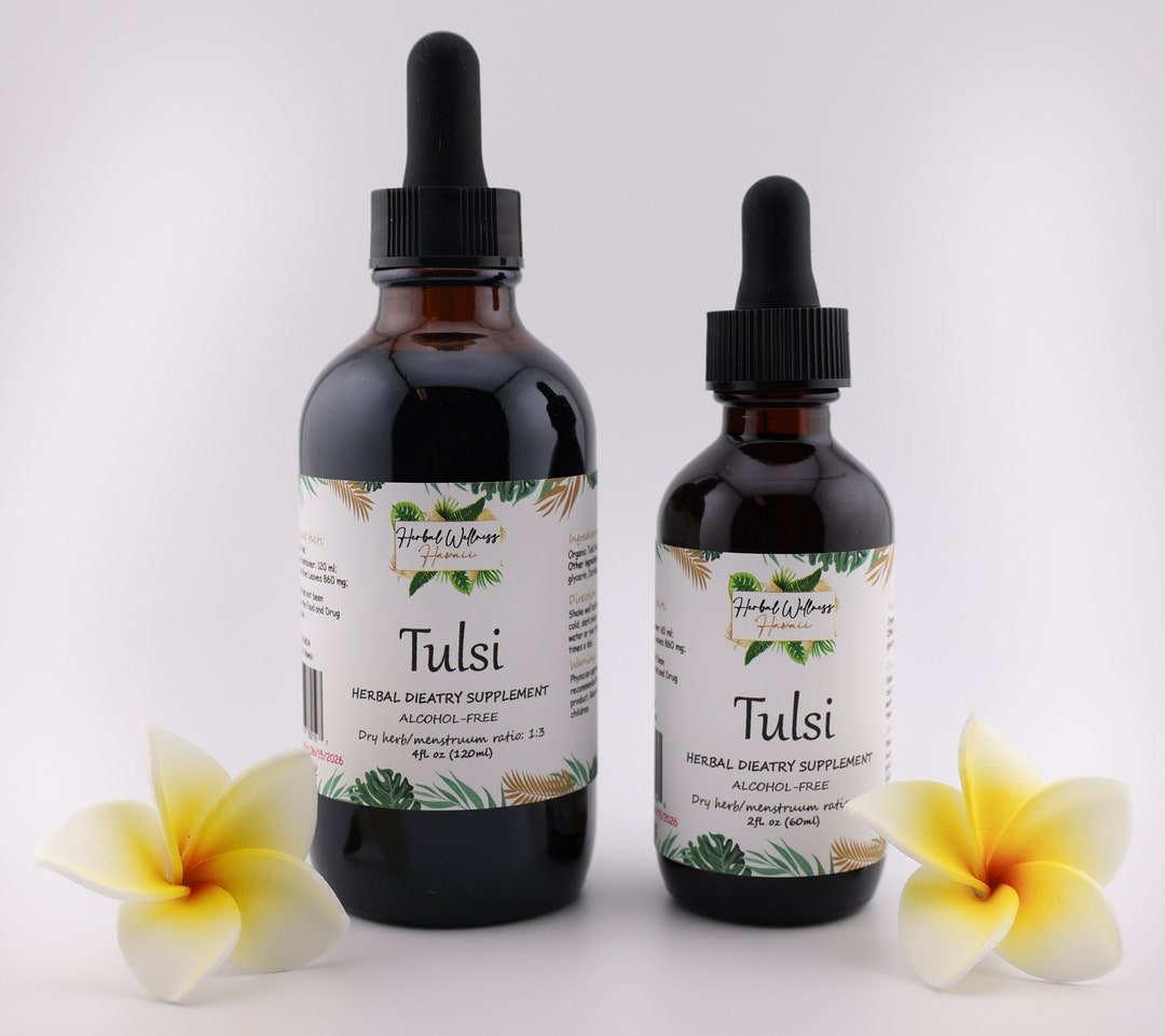 Tulsi Pure Leaves Alcohol-free Liquid Extract - Etsy