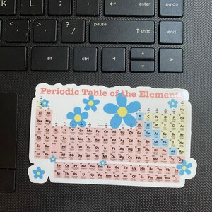 Waterproof Periodic Table Sticker Science Stickers Women in Stem Gift ...