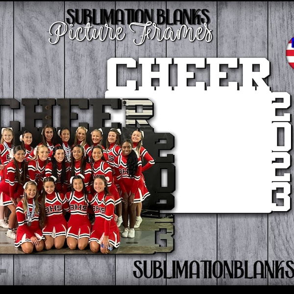 Sublimation Cheer Frames - Etsy