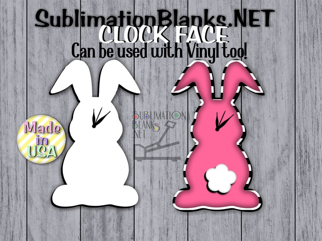 SUBLIMATION CLOCK FACE -sublimation Blanks - Clock Hardware - Diy ...