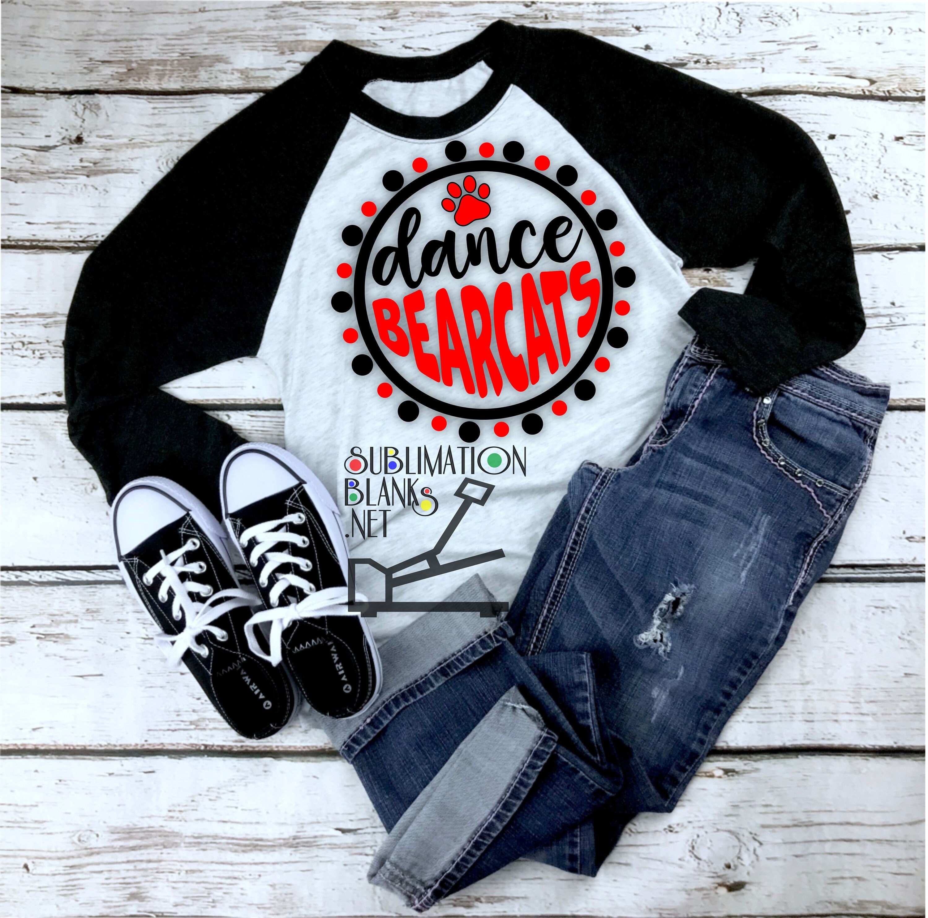 SVG PNG BEARCATS Dance Team Shirts Sublimation Designs - Etsy