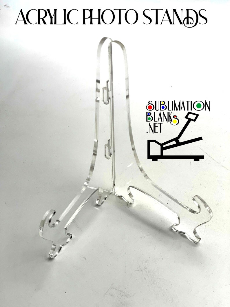 ACRYLIC PHOTO STAND, Easel, Wedding Sign Easel, Picture Frame Stand ...