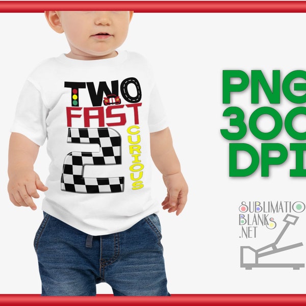 Two Fast Too Curious Birthday Invitation Digital - Etsy