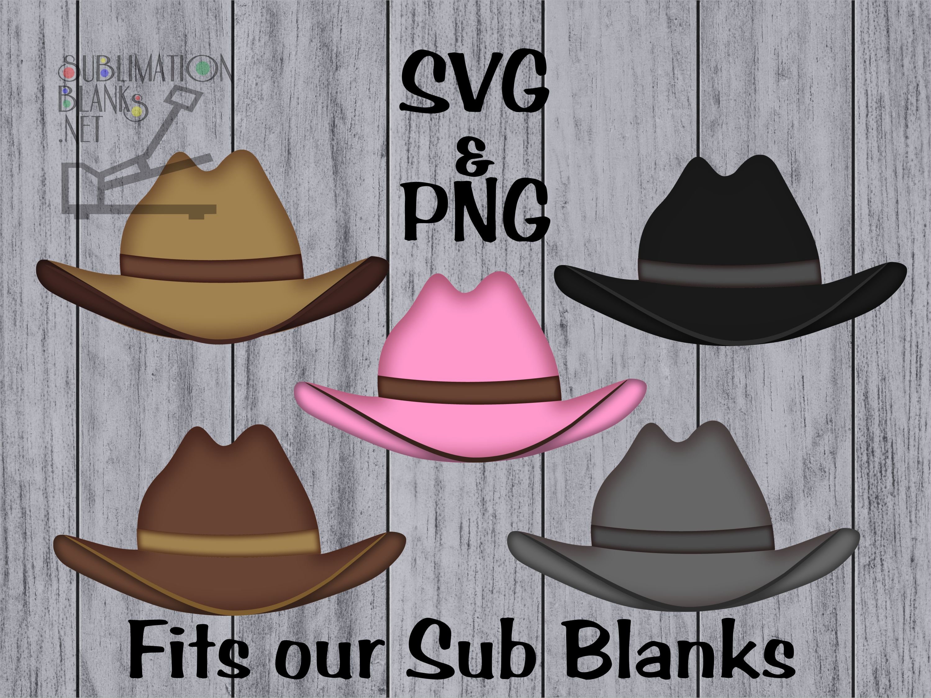 COWBOY Hat SVG COWBOY Hat Png Sublimation Designs Earrings Cut - Etsy
