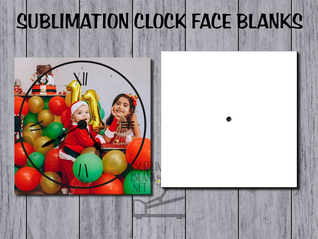 SQUARE Pointed Corners CLOCK FACE, Sublimation Blanks Blanks for ...