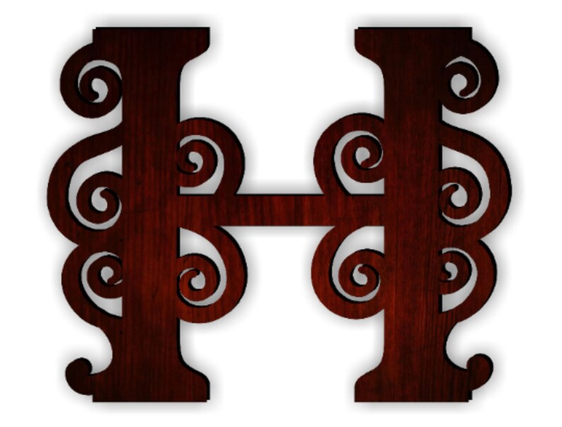 SVG, Alphabet, Swirl Letters, Cut Files, Cricut, Glowforge, Font ...