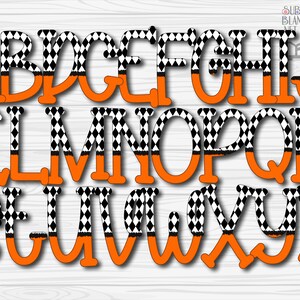 Sublimation Designs Png HALLOWEEN ALPHABET Letters PNG Doodle Font ...