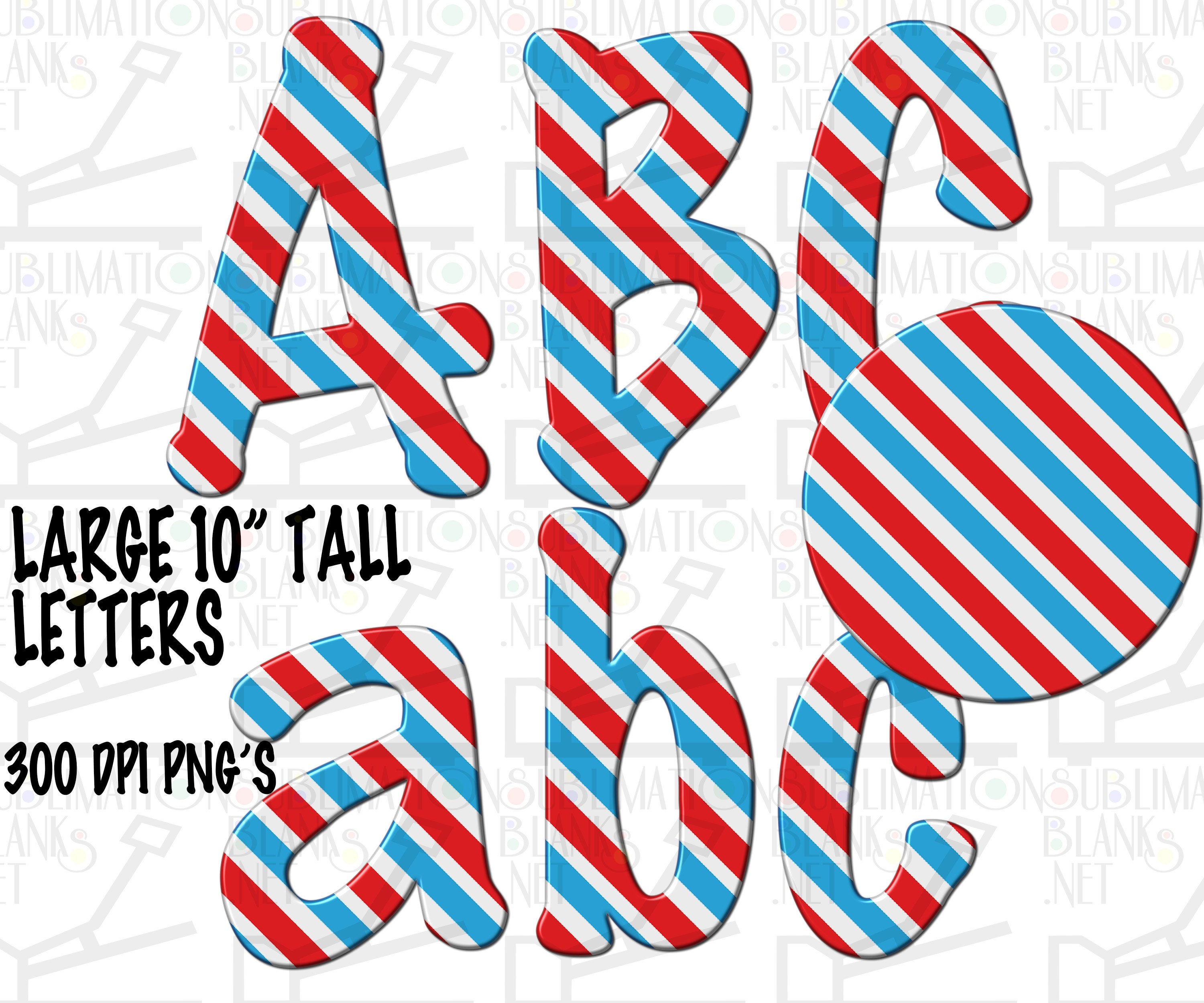 RED BLUE Png DOODLE Font Letters Png Alphabet Monogram | Etsy
