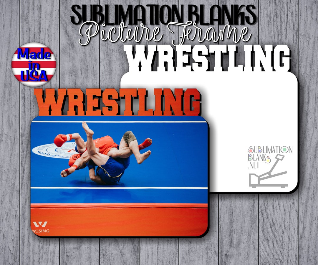 WRESTLING PICTURE Frames Sublimation Blanks Photo Frame Wholesale Decor ...