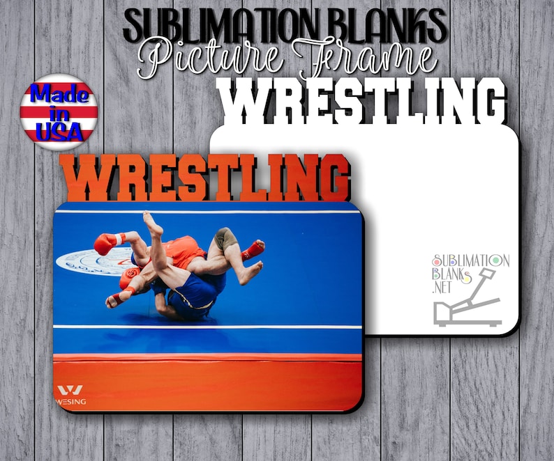WRESTLING PICTURE Frames Sublimation Blanks Photo Frame - Etsy