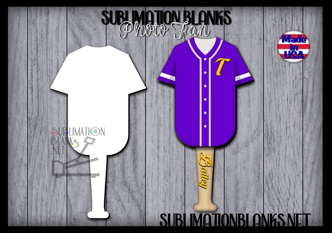 Ss SUBLIMATION PADDLE FAN Baseball Bat Softball Jersey Fan Graduation ...
