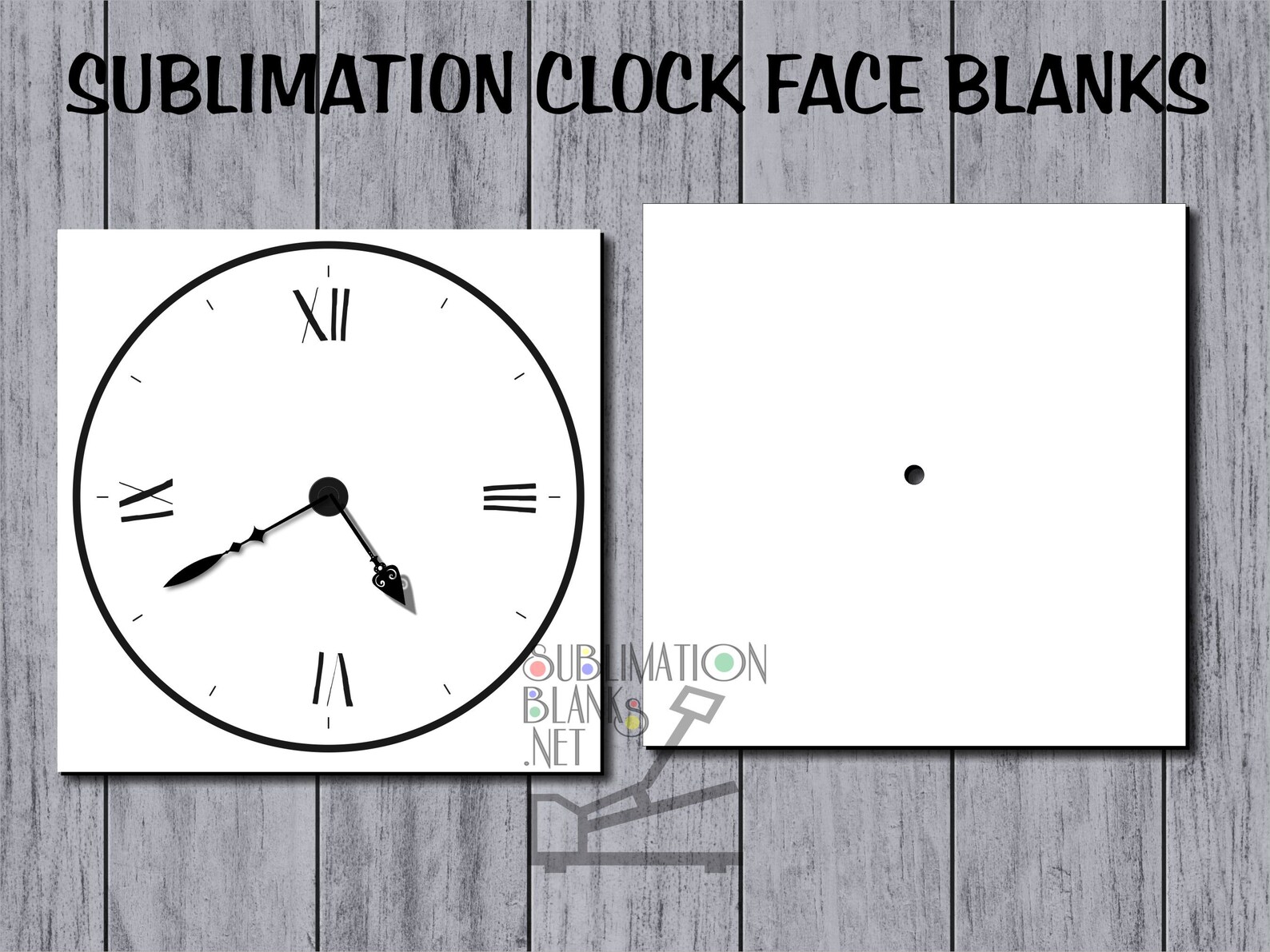 SQUARE Rounded Corners CLOCK FACE Sublimation Blanks Blanks - Etsy