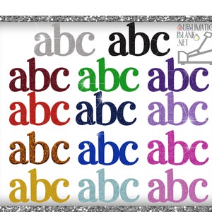 Font SALE!!!! 14 Colors Large 10" GLITTER Letter Clipart PNG Font ...