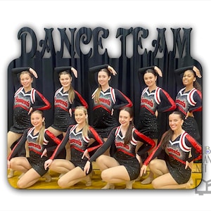 DANCE TEAM, FINISHED Product, Personalized Gift, Picture Frame, Custom ...