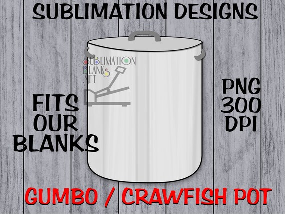 PNG GUMBO CRAWFISH Pot Blank Designs Sublimation Designs - Etsy
