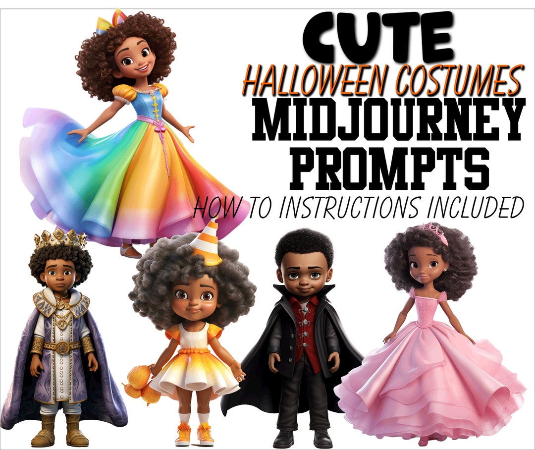 MIDJOURNEY Prompts African American Halloween PROMPTS Melanin Black ...