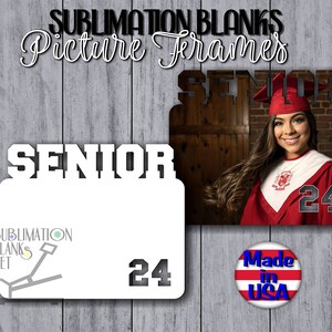 SENIOR Top 24 Corner PICTURE Frames Sublimation Blanks Photo Frame Home ...
