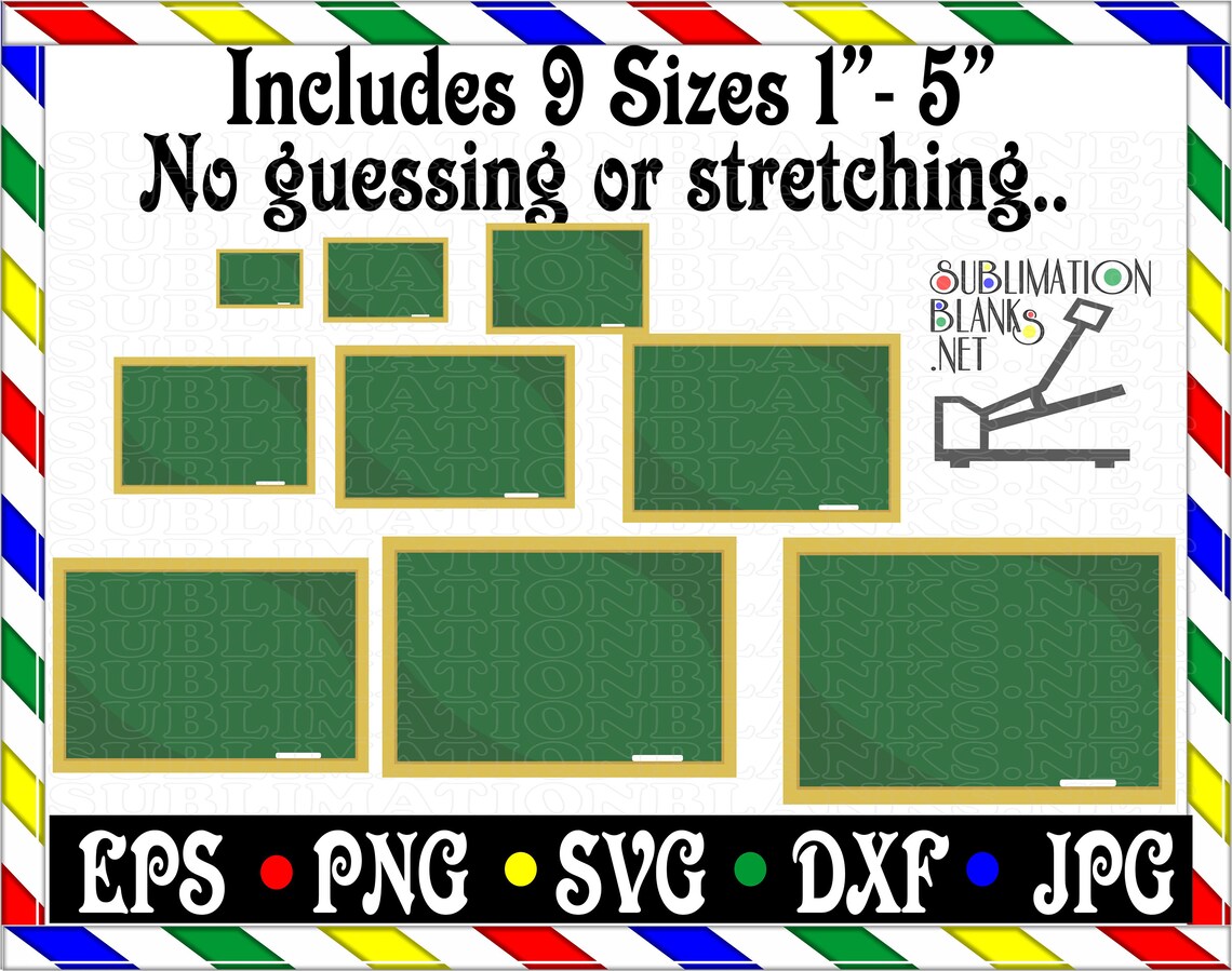 CHALKBOARD SVG Chalkboard Png Eps Dxf Jpg Clipart - Etsy