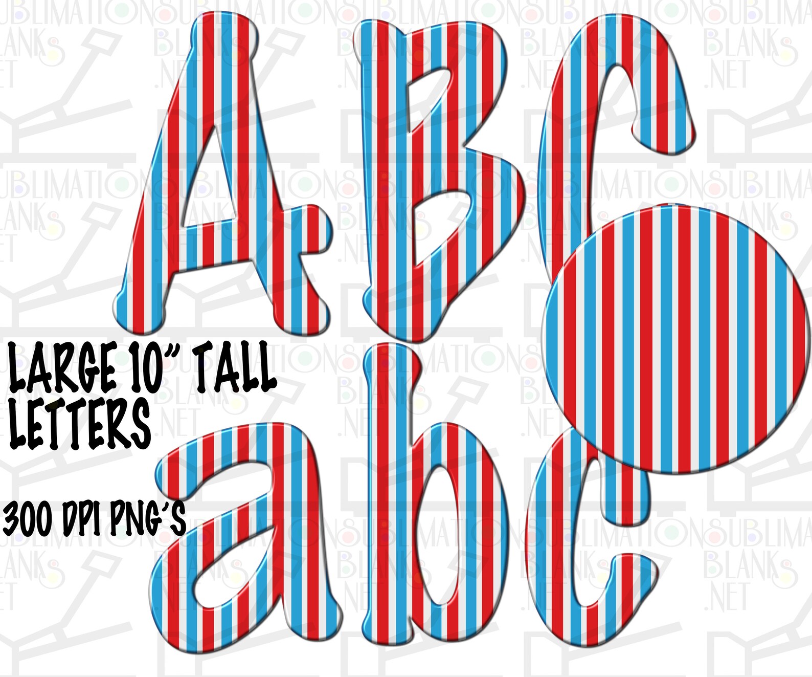 RED BLUE Png DOODLE Font Letters Png Alphabet Monogram - Etsy