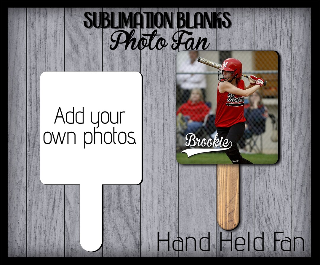 Ss SUBLIMATION PADDLE FAN Memorial Fan Graduation Fan Wedding Fan Face ...