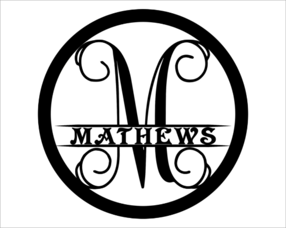 SPLIT Monogram FONT Svg Split Monogram Svg Vine Font svg - Etsy