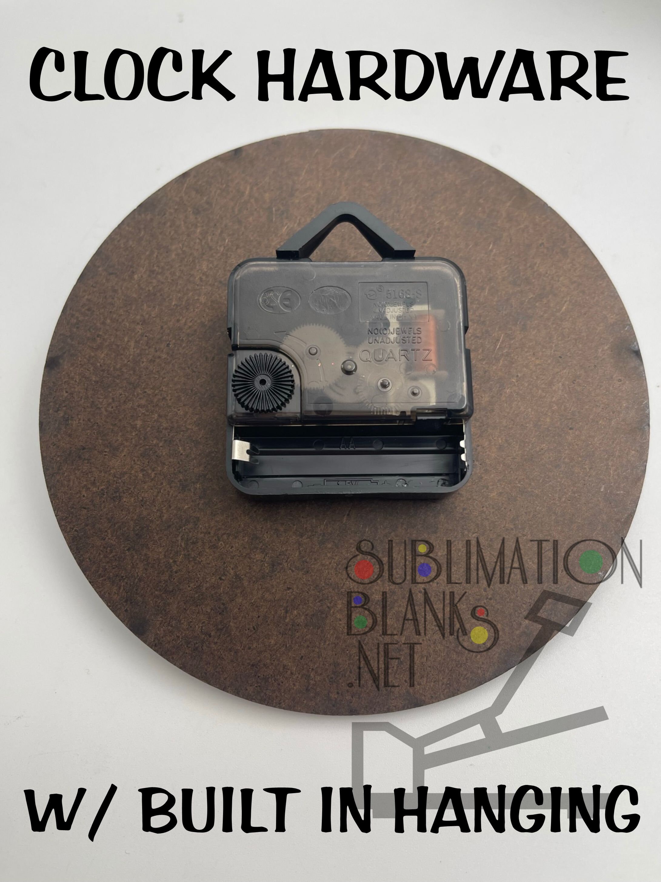 PENCIL CLOCK FACE Sublimation Blanks Unisub Blanks for - Etsy