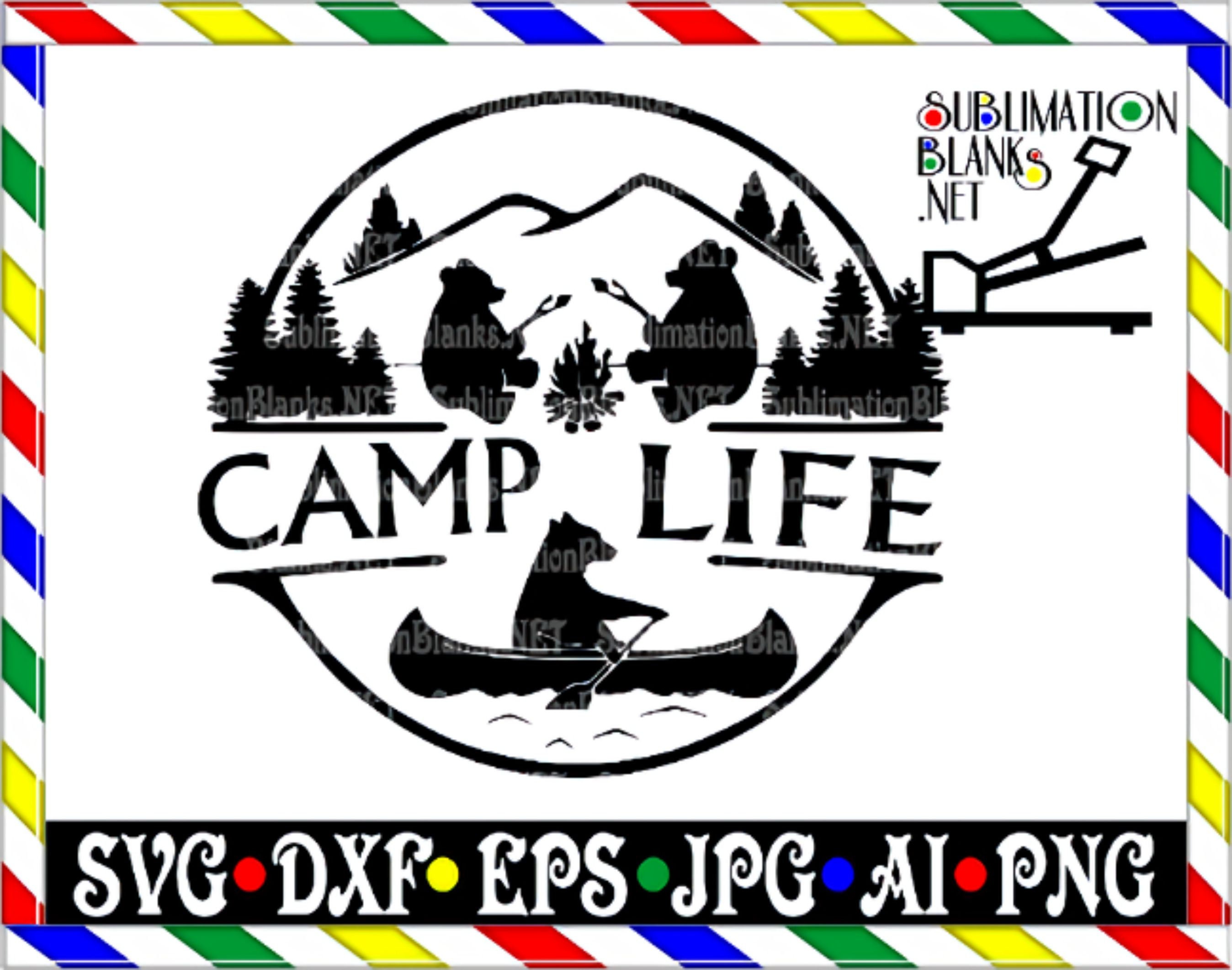 Camping Bundle SVG Camping SVG Camping Silhouette Camp - Etsy