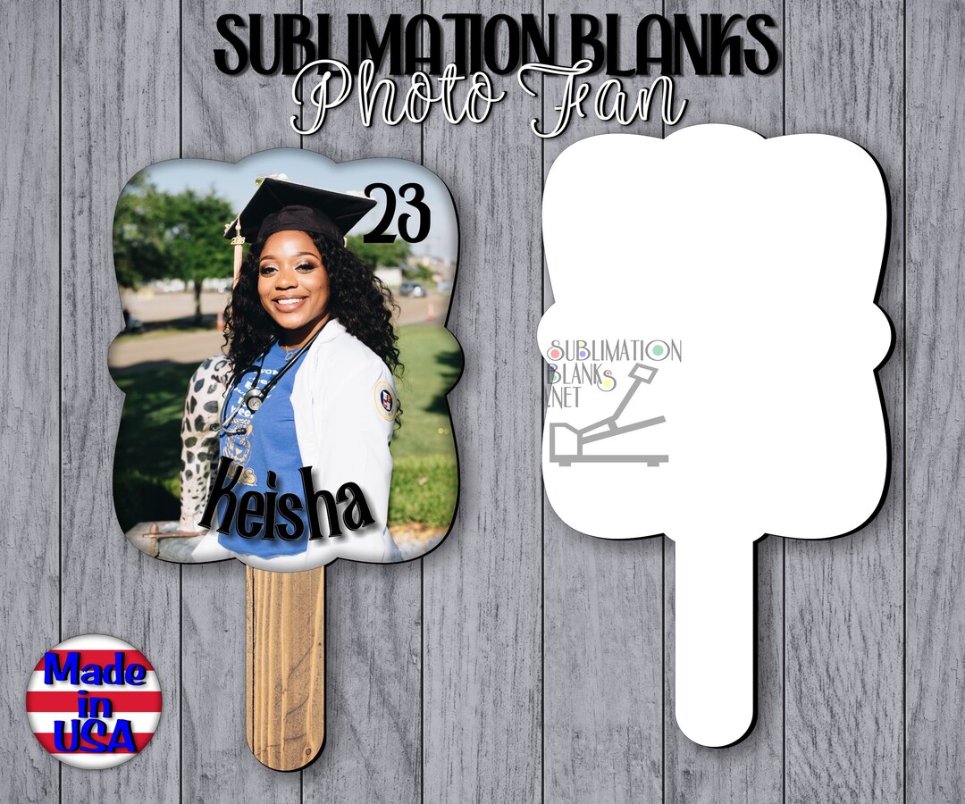 Single Sided SUBLIMATION Blanks Benelux FAN 8" 10" 12" 14" 16" 18" 20 ...